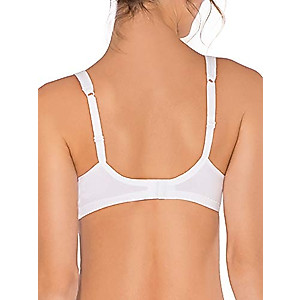 Fruit of the Loom Women's Cotton Stretch Extreme Comfort Bra, Bittersweet Pink / WHITE86CK, 42C