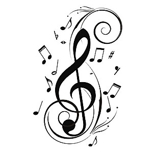 Sterling Silver Treble Clef "G CLEF" Music Symbol Ring (7)