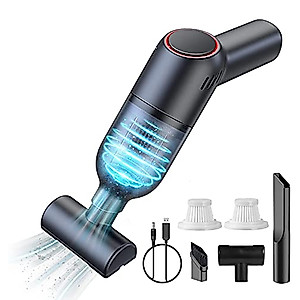 LIKOVSCI 120W High Power Car Vacuum Cleaner Cordless Rechargeable 8000Pa Small Handheld Vacuum for Wet/Dry/Car/Home/Office/Pet Hair/Computer