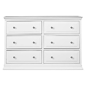 DaVinci Signature 6-Drawer Double Dresser in White