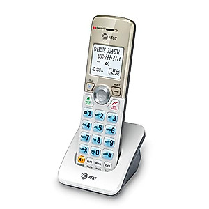 AT&T DL70019 Accessory Handset for DL72x19 Phone with Bluetooth Connect to Cell, Call Blocking, 1.8" Backlit Screen, Big Buttons, intercom, and Unsurpassed Range