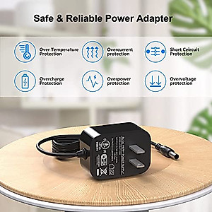 Charger for Shark SV1106 Navigator Freestyle Upright Cordless Stick Vacuum, Shark SV1112 SV1107 SV1110 XBT1106N 14.4V Battery Vacuum Replacement Shark Vacuum Charging Adapter XA1106 XA1100