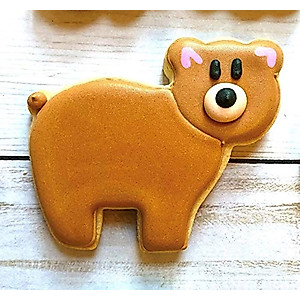Bear Cookie Cutters 3-Pc. Set, Made in the USA by Ann Clark, Tiny Bear, Bear Face, Cute Bear