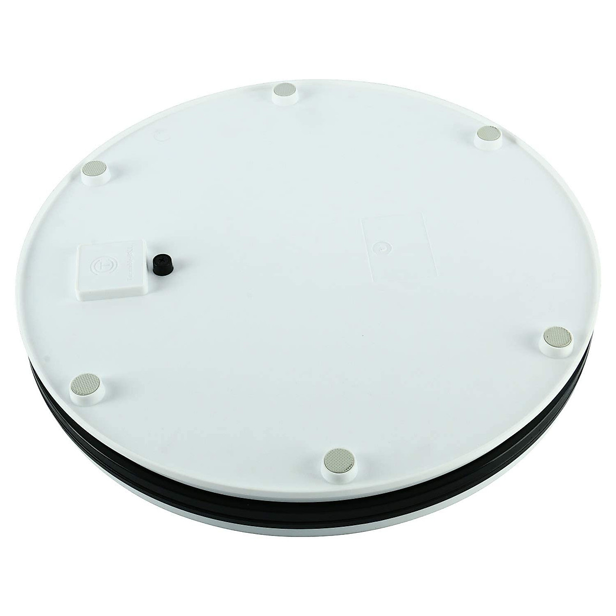 Xeternity-Made XMSound Rotating Display Stand,18inch/45cm 110V Electric Motorized Rotating Turntable Display Stand (White)