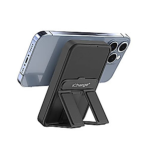 iCharge® Magnetic Wireless Power Bank - Mag-Safe Battery Portable Charger & USB-C 22.5W with Foldable Stand Compatible with iPhone 14/13/12/Pro/Pro Max/Mini Battery Pack, 10,000mAh Fast Charging