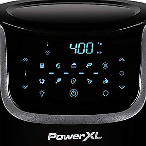 PowerXL 10 QT Vortex Air Fryer Pro Oven, Digital Slate