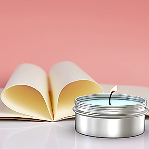 20 Pcs 2 Ounce Aluminum Tin Jar, 60 ML Refillable Tin Container, with Screw Lid, for Storing Spices, Candies, Candles, Silver