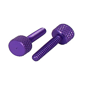 New Lon0167 Computer PC Featured Graphics Card Knurled reliable efficacy Head Thumb Screws Purple 6#-32 4pcs(id:f36 35 3f 90f)