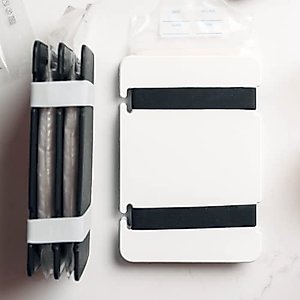 Freeze It Flat: Organizer for Freezer Storage of Breast Milk Bags. Use Compression to Reduce Leaks and Double Storage Capacity. (White Single by MAMMaway)