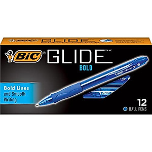 BIC Velocity Easy-Glide System Ballpoint Pen 12 pack