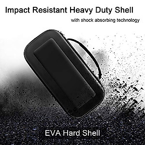 BOOGIIO Nintendo Switch Carrying Case, Hard Shell Travel Carrying Box Case for Nintendo Switch with 10 Game Cards Holders, Portable Pouch for Nintendo Switch Console & Accessories -Black