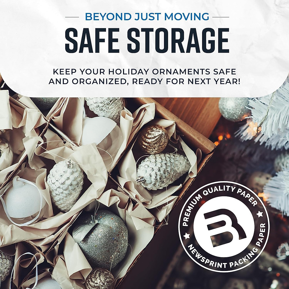 Packing Paper Sheets for Moving - 10lb - 320 Sheets of Newsprint Paper - Must Have in Your Moving Supplies - 27" x 17" - Made in USA