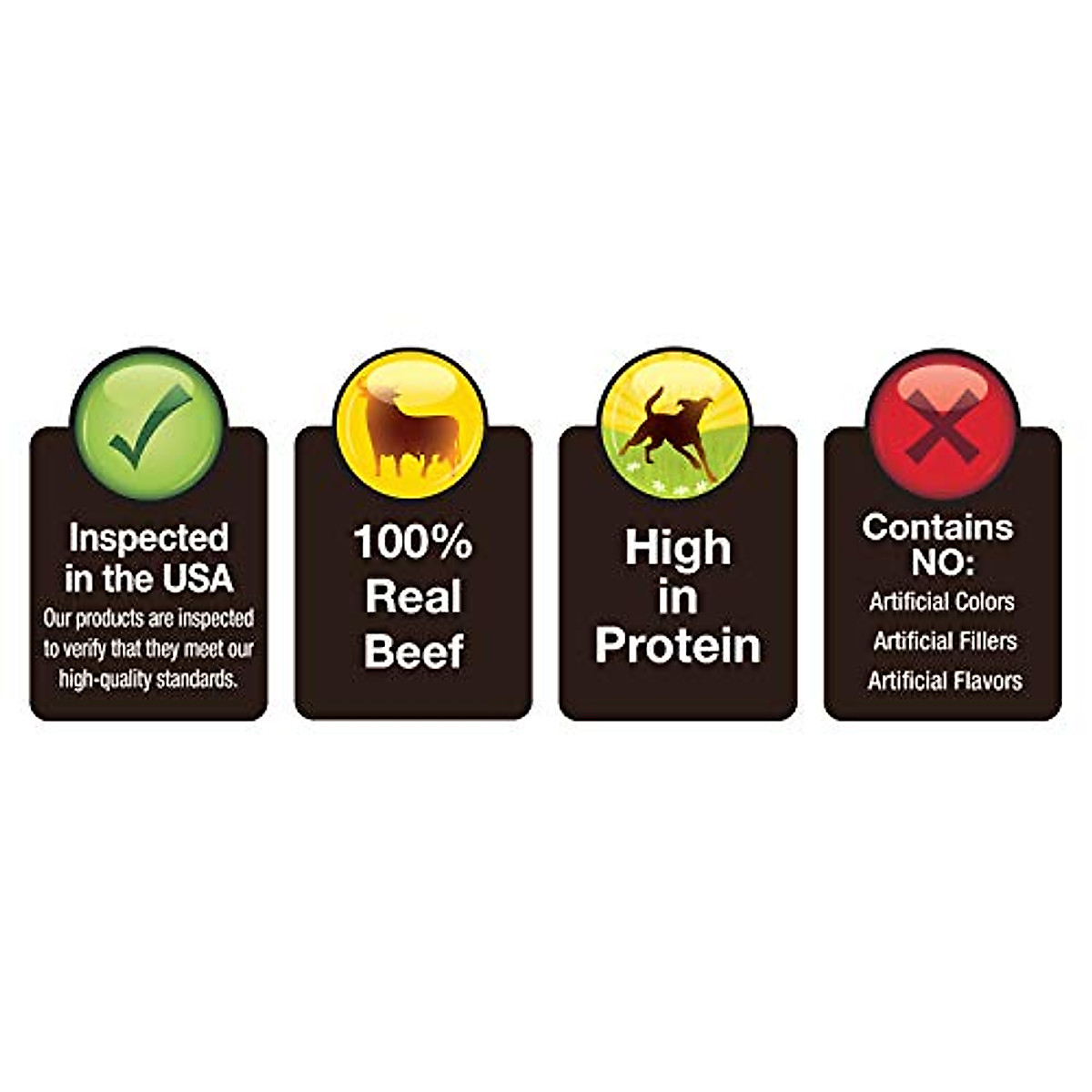 Cadet 100% Beef Strips Dog Treats - Long-Lasting, Healthy & Natural Beef Esophagus Treats for Small & Large Dogs - Low Calorie & High Protein Dog Chews (8 oz.)