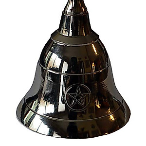 PINE PENTAGRAM Pentacle Pagan Ritual Wiccan Altar Bell