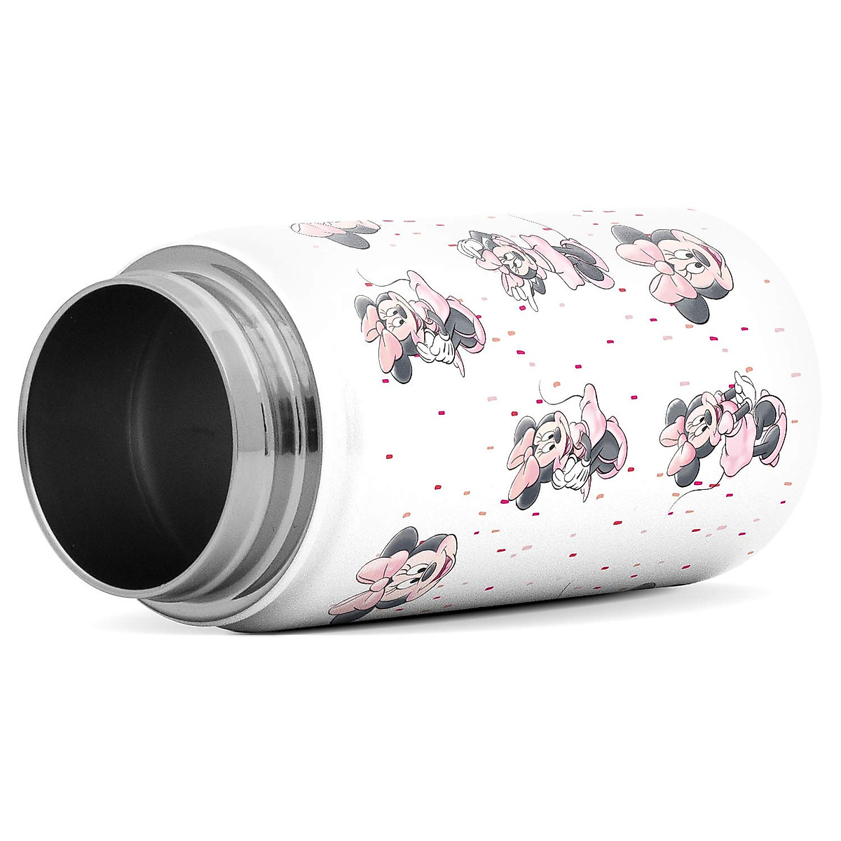 Simple Modern Disney Minnie Mouse Kids Water Bottle with Straw Lid | Reusable Insulated Stainless Steel Cup for School | Summit Collection | 14oz, Minnie Mouse Sprinkle