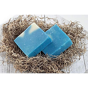 360Feel Men's Cool Water Cologne Soap -Large 5oz Organic Castile Handmade Soap bar -Bold Masculine fragrance- Pure Essential Oil Natural Soaps- Made in USA