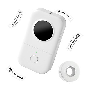 Phomemo Label Maker- D30 Mini Label Makers Machine with Tape, Bluetooth Portable Label Printer, Small Label Maker for Kitchen, School, Small Business, Easy to Use
