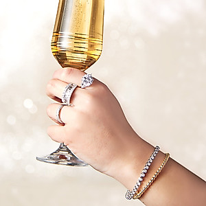 Ross-Simons 7.50 ct. t.w. CZ Ring in Sterling Silver. Size 7