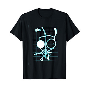 Nickelodeon Invader Zim X-Ray Schematic GIR T-Shirt