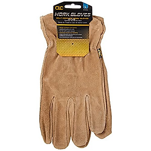 Custom Leathercraft2055L Split Cowhide Work Gloves, Large