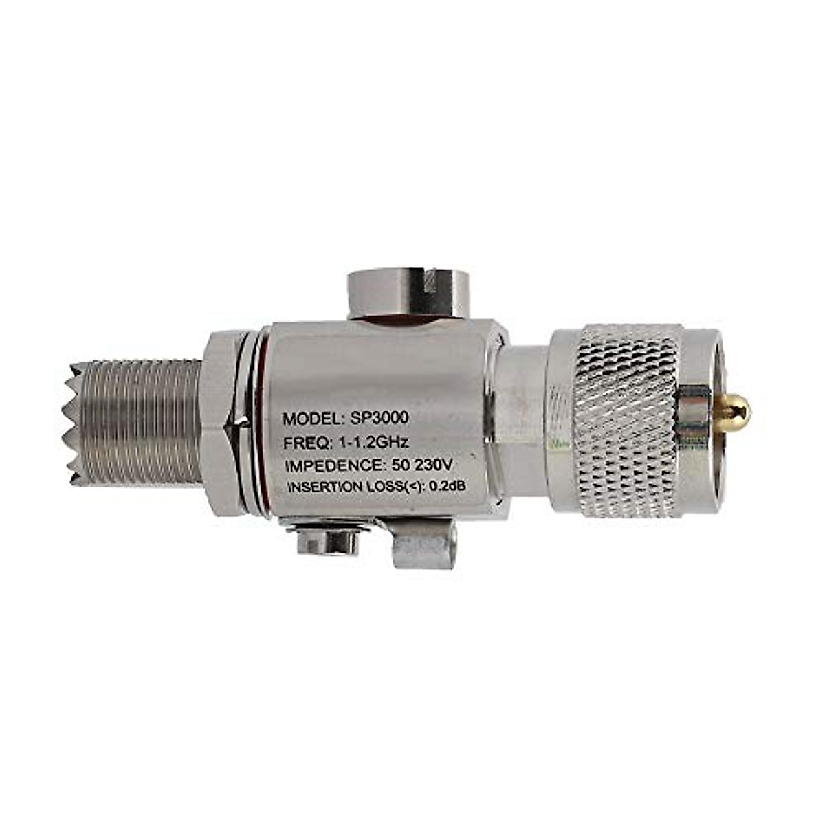 Antenna Lightning Arrester UHF-M to UHF-F 1-1.2GHz Lightning Arrestor All Band Lightning Protection Surge Protector