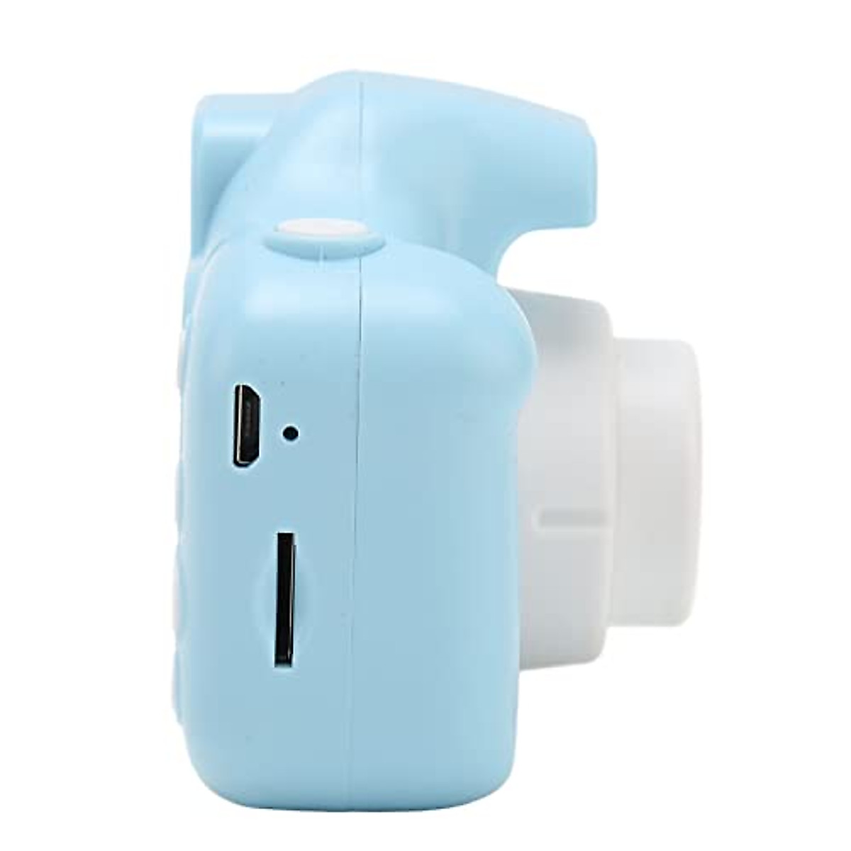 Kids Digital Camera Digital Video Cameras Multi Mode Filter Front Rear 8MP Cute Toddler Camera with Lanyard 32G Memory Card Blue