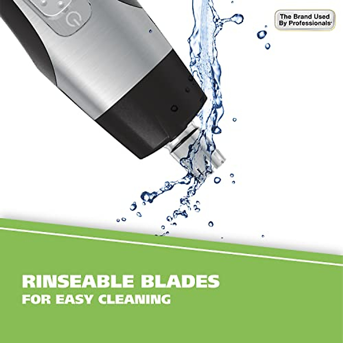 Wahl Lighted Nose, Ear, and Eyebrow Trimmer for Painless Easy to See Facial Hair Trimmer for Men & Women Battery Included. – Model 3023283