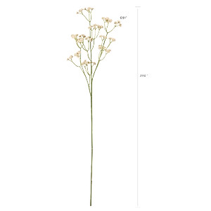 Duovlo 10pcs Babies Breath Flowers 23.6" Artificial Gypsophila Bouquets Real Touch Flowers for Wedding Home DIY Decor