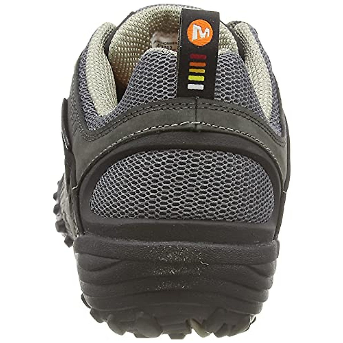 Merrell mens Merrell Mens Intercept Breathable Walking Shoes J73703 Black Smooth Black Leather UK Size 10 (EU 44.5, US 10.5)
