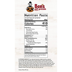 Ben's Soft Pretzels Amish Cinnamon Roll Bake at Home Kit,