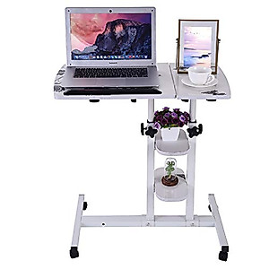 Ohvivid Study Writing Table,Home Desktop Computer Desk Bedroom Laptop Study Table Space Saving Office Table Home Office Desk Side Table Foldable Computer Table Simple Workstation Furniture