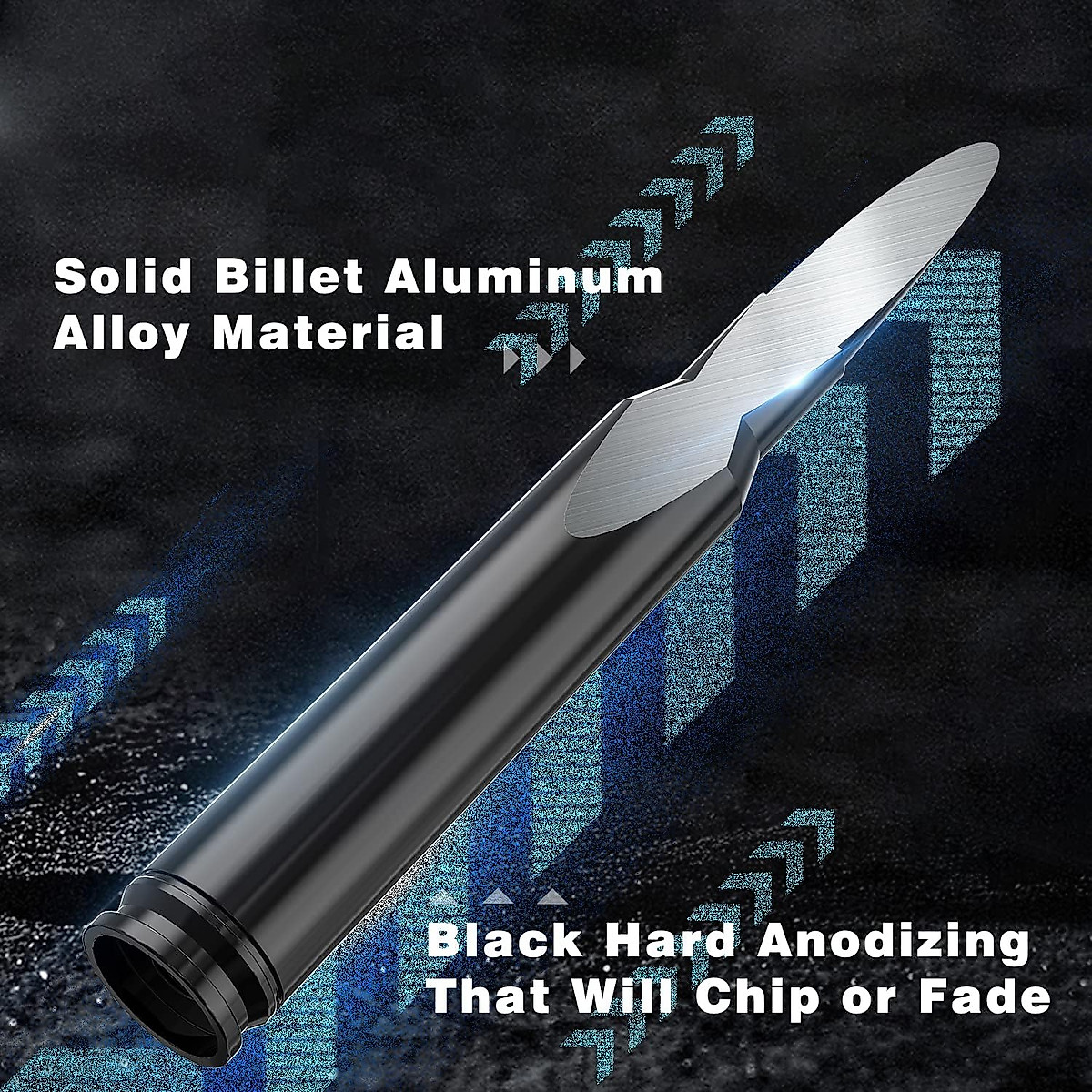 Tecreddy Universal Bullet Antenna Car Vehicle Replacement Antenna Compatible with Ford F150 F250 F350 Super Duty Raptor Dodge RAM 1500 2500 3500, Black