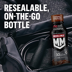 Muscle Milk Pro Series Protein Shake, Chocolate Peanut Butter, 40g Protein, 14 Fl Oz (Pack of 12)