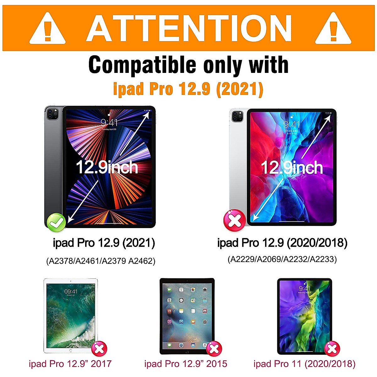 BATYUE iPad Pro 12.9 2021 Case,[Rugged] [Heavy Duty] iPad Pro 12.9 5th Generation Case with 360° Swivel Stand/Handle Grip/Shoulder Strap/Wireless Apple Pencil Charging Pencil Holder - Colourful Pink