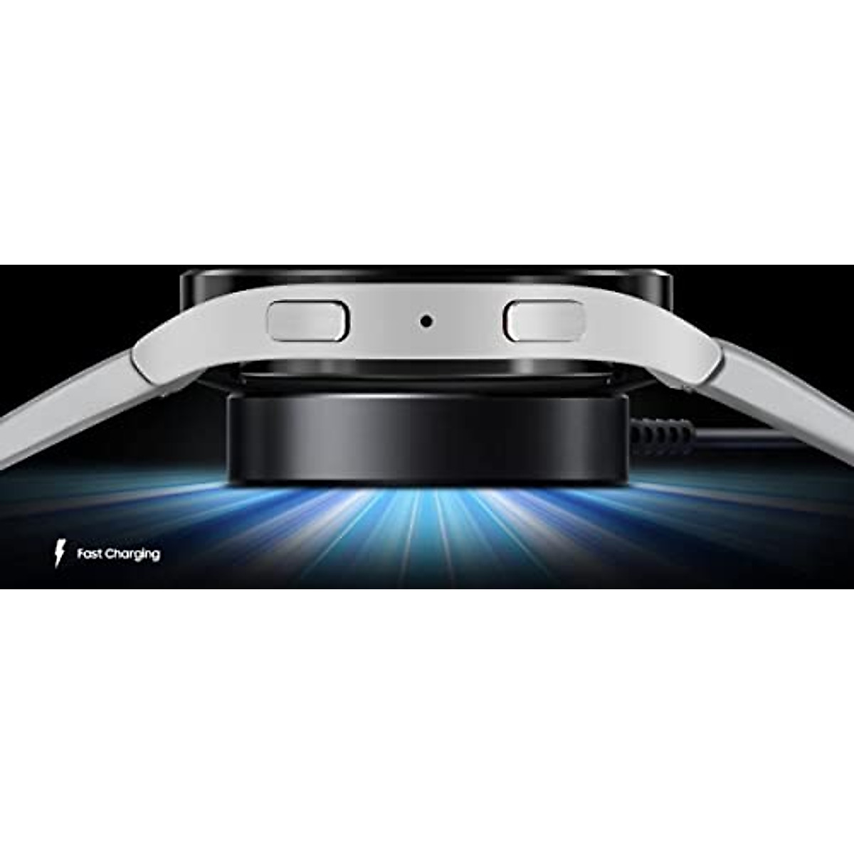 SAMSUNG Official Galaxy Watch Fast Wireless Charger (USB-C) - Black (EP-OR900BBEGWW)