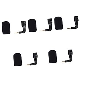 Mikinona 5pcs filming recording microphone wireless microphone wireless mics phone microphone microphones for kids singing accessory tablet microphone karaoke tool Singing Microphone type