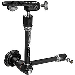 Manfrotto 244 Variable Friction Magic Arm with Camera Bracket - Replaces 2929,Black