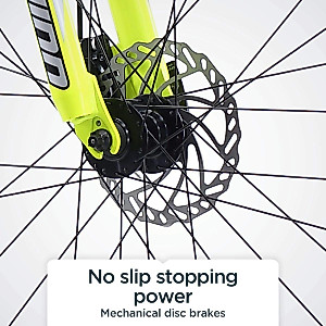 Schwinn Traxion Mens and Womens Mountain Bike, 29-Inch Wheels, 24-Speed Shifters, Full Suspension, Mechanical Disc Brakes, Blue/Grey