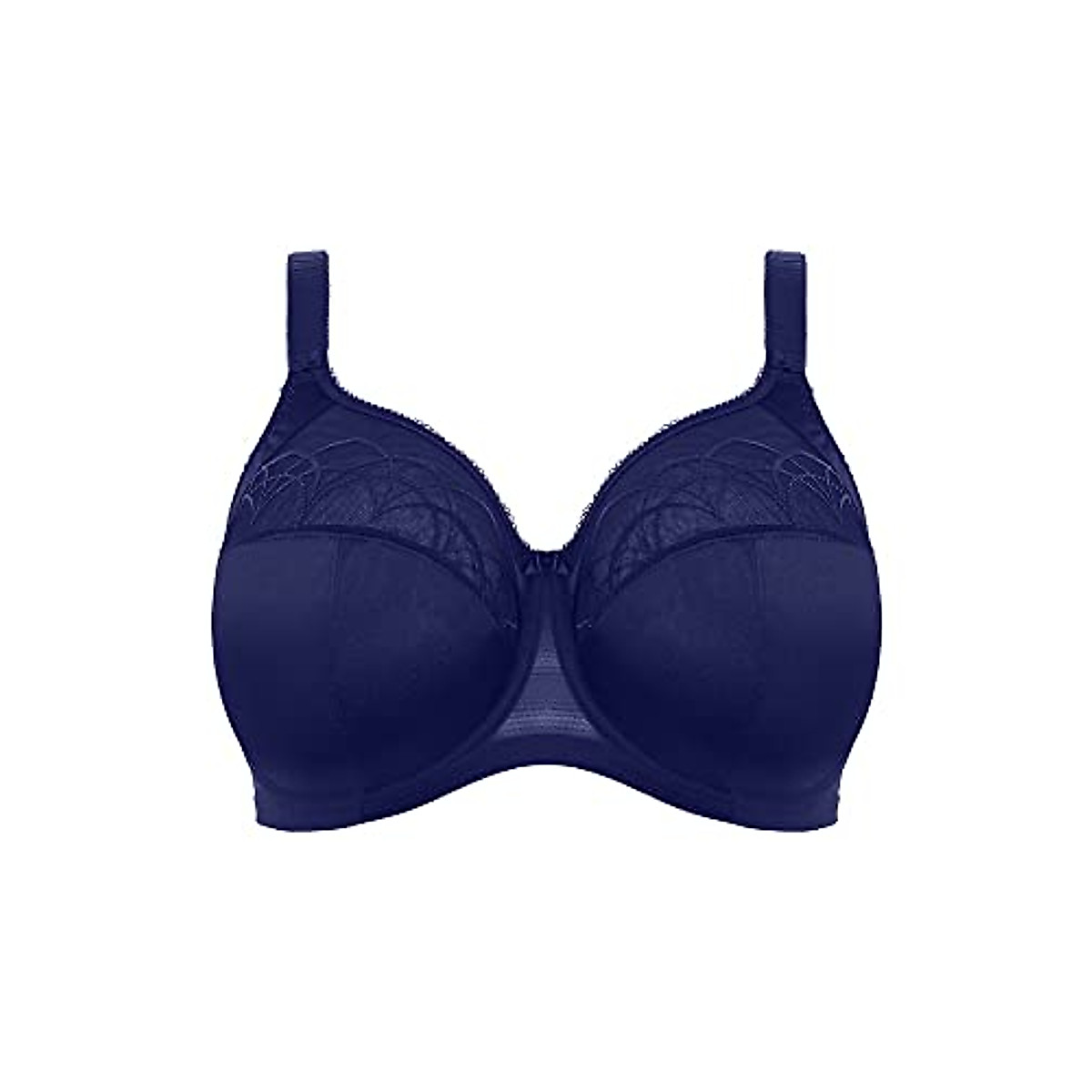 Elomi Women's Plus Size Cate Underwire Full Cup Banded Bra, Ink, 40K