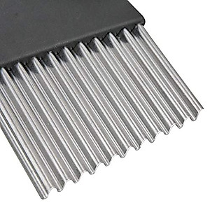 Upgrade Large Crinkle Cut Tool, Sturdy Slicing Helper Stainless Steel Crinkle Cutter, Fruit And Vegetable Wavy Chopper Tool, Safe Durable Potato Onion Cutter French Fry Cutter, Kitchen Tools