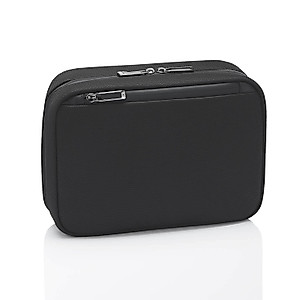 Bric's Porsche Hanging Toiletry Bag - Large Travel Cosmetic Bag for Men and Women - Roadster Collection - Black