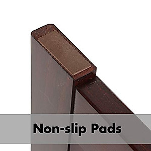 Primetime Petz 360 Configurable Dog Gate with Door – Indoor Freestanding Walk Through Wood Pet Gate,Walnut