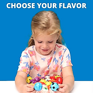 Gummy Candy - Jelly Filled Gummies - Fun Basketball Gummy Candies Filled with Fruit Jam - Assorted Flavors - 10 pcs Individually Wrapped Chewy Candy