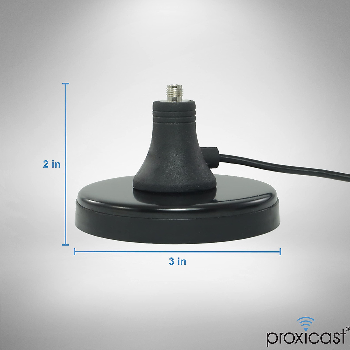 Proxicast 5-8 dBi 4G/5G External Magnetic High Gain Cell Antenna Compatible with Cisco, Cradlepoint, Netgear, Pepwave, MoFi, Digi, Sierra and Other Routers & Modems with SMA Connectors ANT-006-SMA-2PK