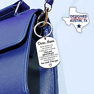 Rosa Vila Mom Keychain, Mom Birthday Gifts, Mothers Day Gifts From Daughter, Christmas Gifts, Mothers Day Gift Ideas