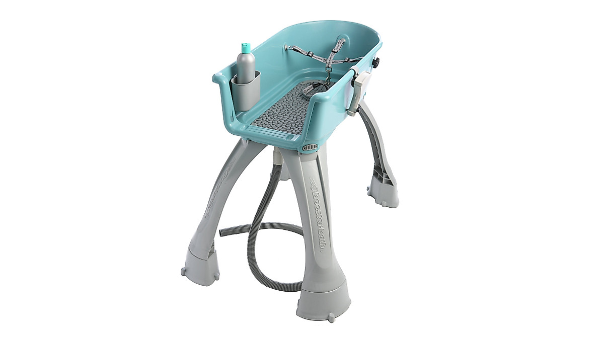 Elevated Pet Bathing with Booster Bath - Easy & Dry