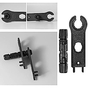 Carkio Solar Crimping Tools Crimper Compatible with Solar Panel 2.5-6.0mm² PV Cable and Connector Male Female Solar Cable Connection