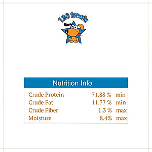 123 Treats - Esophagus Dog Treats - Large Gullet Sticks for Dogs (12 Inches - 20 Count) 100% Natural Beef Jerky for Medium to Large Dogs