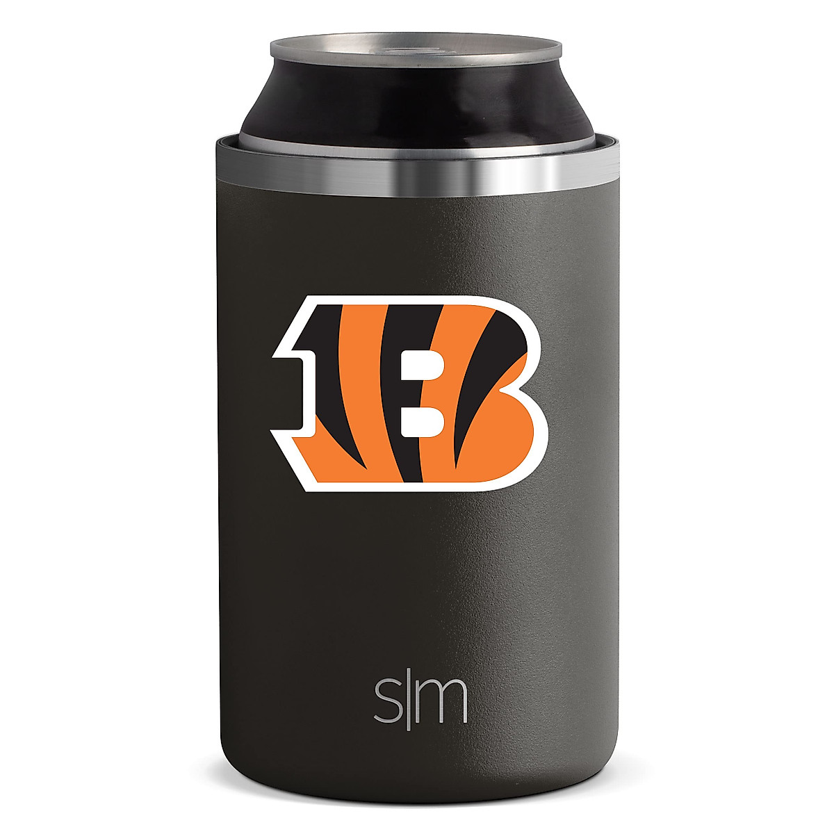 Simple Modern Officially Licensed NFL Cincinnati Bengals Gifts for Men, Women, Dads, Fathers Day | Insulated Ranger Can Cooler for Standard 12oz Cans - Beer, Seltzer, and Soda