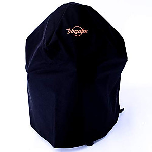 BBQube Heavy Duty Grill Cover for Small 15" Kamado Akorn Jr. Kamado Joe Jr, Big Green Egg Medium (Will not fit Grill with Side Tables/Handles)